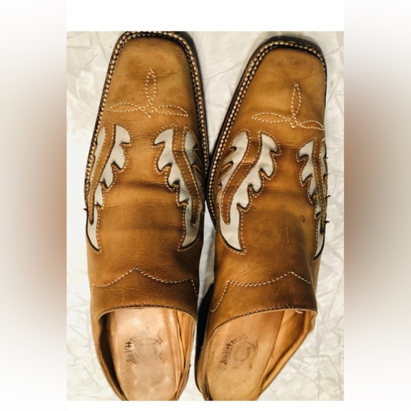 Lucchese | Shoes | Luchesse Mules Square Toe | Poshmark